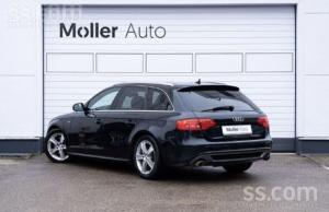 Black Audi A4 2011 in Riga, with an engine capacity of 2.70 L and mileage of 350 thousand km for 6800 €, photo 4 on AUTOMOTO.COM.LV