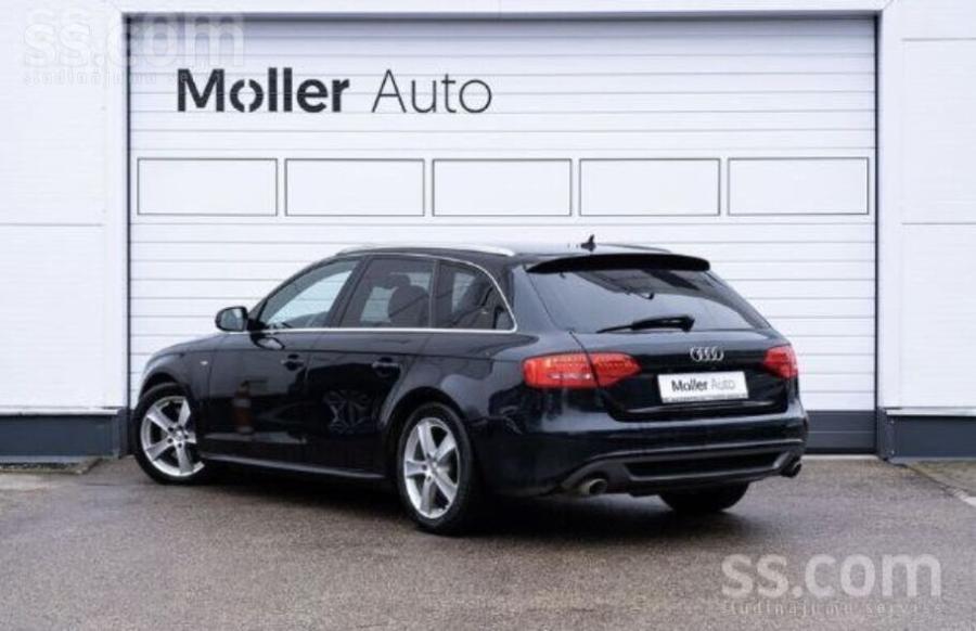 Black Audi A4 2011 in Riga, with an engine capacity of 2.70 L and mileage of 350 thousand km for 6800 €, photo 4 on AUTOMOTO.COM.LV