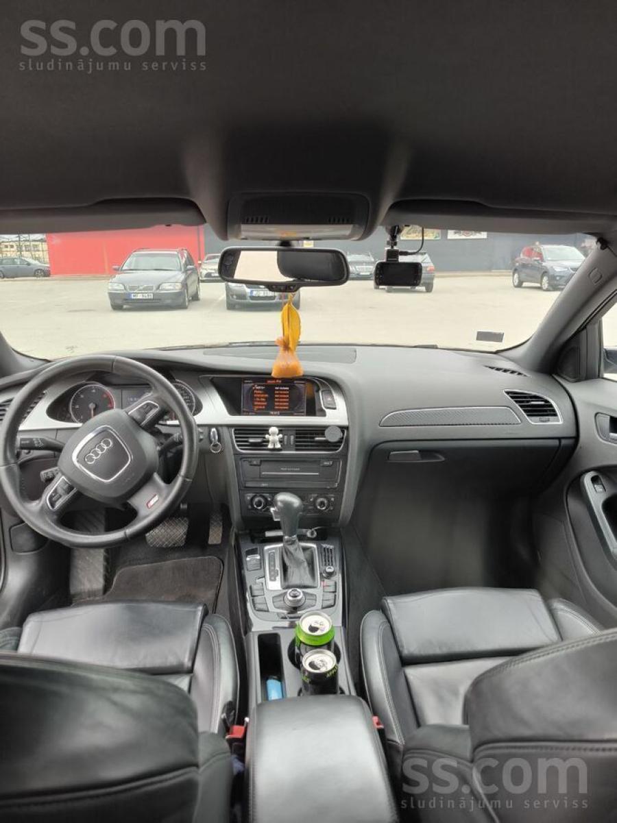 Black Audi A4 2011 in Riga, with an engine capacity of 2.70 L and mileage of 350 thousand km for 6800 €, photo 15 on AUTOMOTO.COM.LV