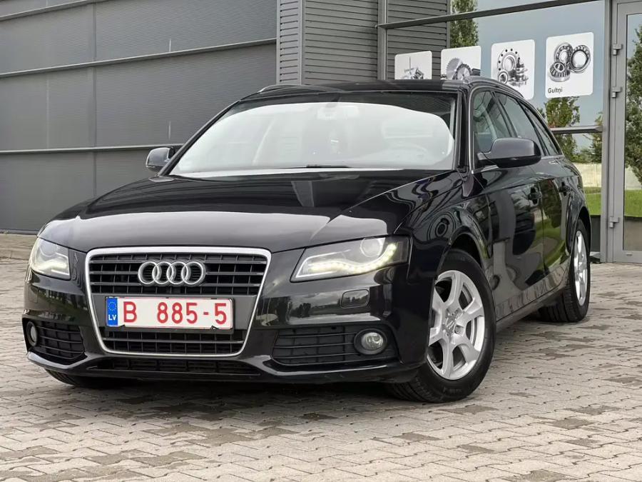 Black Audi A4 2011 in Jekabpils, with an engine capacity of 2.00 L and mileage of 282 thousand km for 6890 €, photo 1 on AUTOMOTO.COM.LV