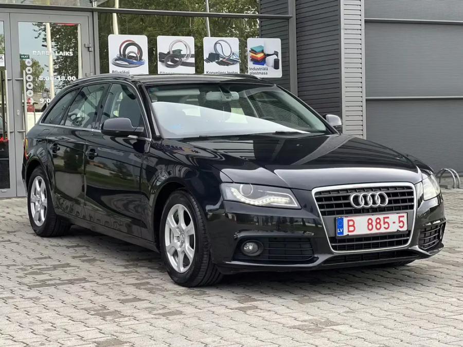 Black Audi A4 2011 in Jekabpils, with an engine capacity of 2.00 L and mileage of 282 thousand km for 6890 €, photo 6 on AUTOMOTO.COM.LV