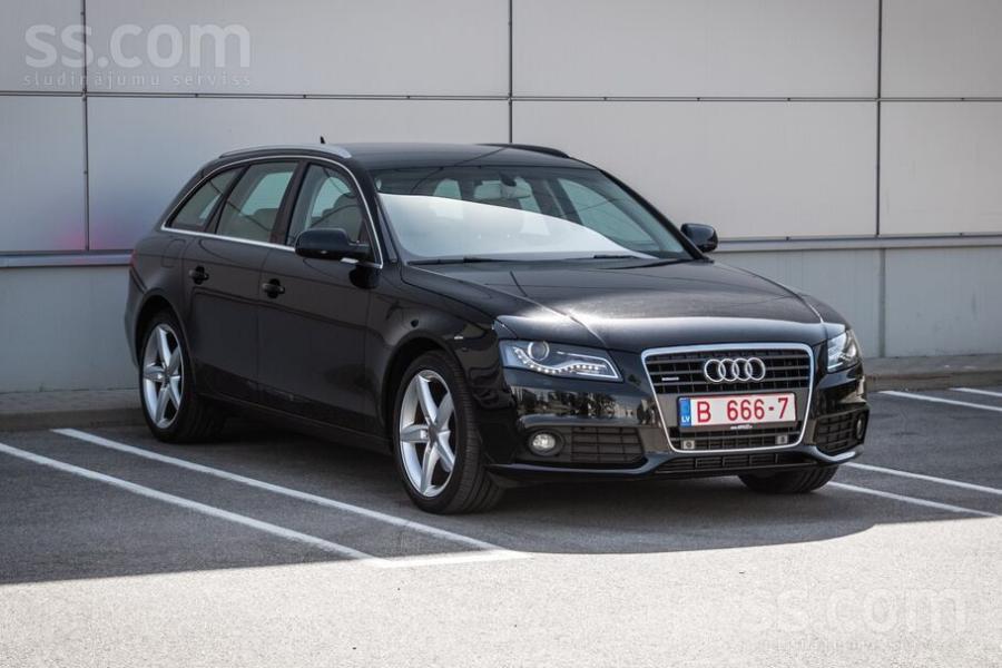 Melns Audi A4 2011 Rīga, ar dzinēja tilpumu 2.00 L un nobraukumu 247 tūkst. km par 7990 €, foto 4 vietnē AUTOMOTO.COM.LV