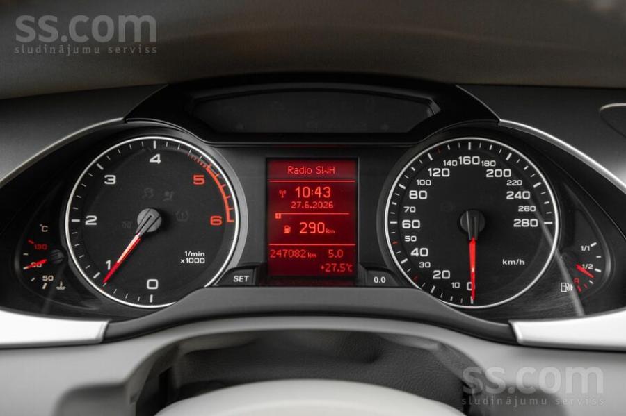 Melns Audi A4 2011 Rīga, ar dzinēja tilpumu 2.00 L un nobraukumu 247 tūkst. km par 7990 €, foto 22 vietnē AUTOMOTO.COM.LV