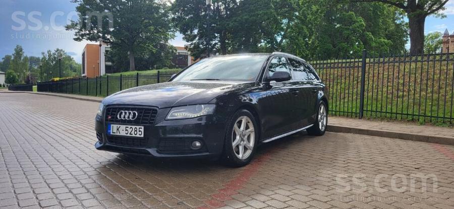 Melns Audi A4 2011 Valmiera, ar dzinēja tilpumu 2.00 L un nobraukumu 347 tūkst. km par 7500 €, foto 1 vietnē AUTOMOTO.COM.LV