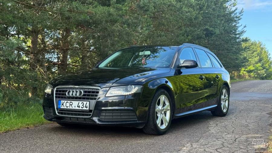 Black Audi A4 2011 in Kaunas, with an engine capacity of 2.00 L and mileage of 328 thousand km for 4100 €, photo 1 on AUTOMOTO.COM.LV