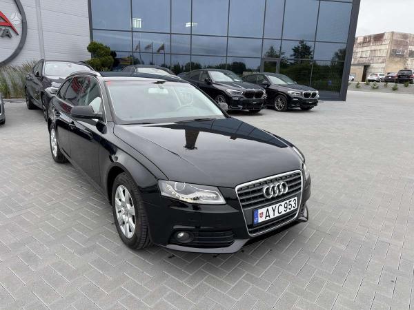 Black Audi A4 2011 in Telschi, with an engine capacity of 1.97 L and mileage of 298 thousand km for 5700 €, photo 9 on AUTOMOTO.COM.LV