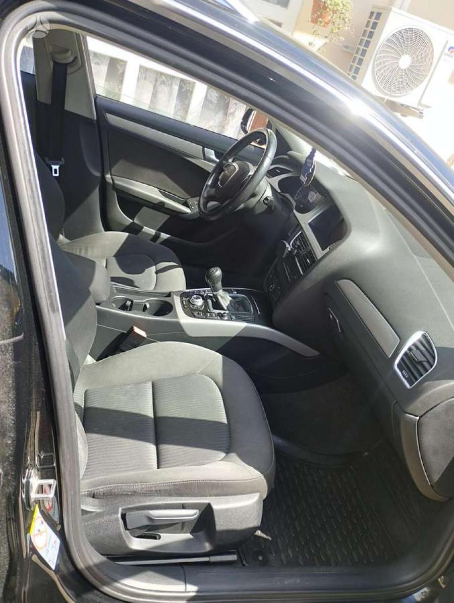 Black Audi A4 2011 in Mazeikiai, with an engine capacity of 1.98 L and mileage of 318 thousand km for 3800 €, photo 10 on AUTOMOTO.COM.LV