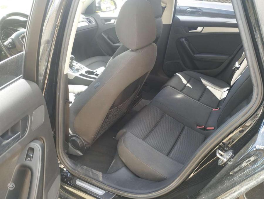Black Audi A4 2011 in Mazeikiai, with an engine capacity of 1.98 L and mileage of 318 thousand km for 3800 €, photo 11 on AUTOMOTO.COM.LV