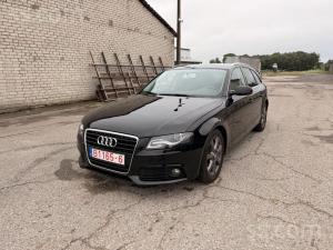 Melns Audi A4 2011 Liepāja, ar dzinēja tilpumu 3.00 L un nobraukumu 376 tūkst. km par 5700 €, foto  vietnē AUTOMOTO.COM.LV