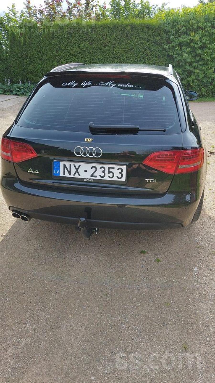 Melns Audi A4 2011 Cēsis, ar dzinēja tilpumu 2.00 L un nobraukumu 0 tūkst. km par 6333 €, foto 13 vietnē AUTOMOTO.COM.LV
