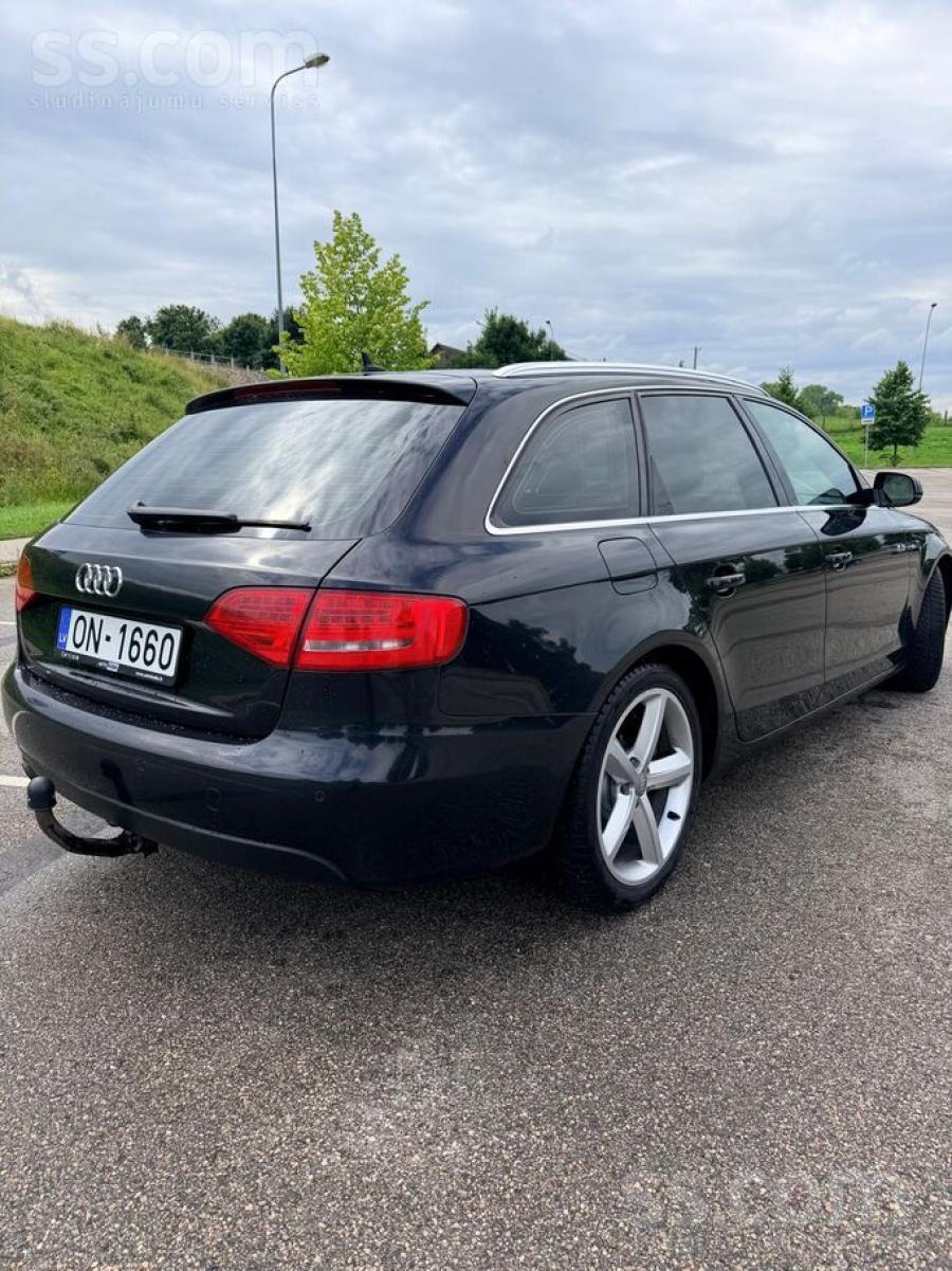 Melns Audi A4 2011 Daugavpils, ar dzinēja tilpumu 2.00 L un nobraukumu 287 tūkst. km par 5900 €, foto 6 vietnē AUTOMOTO.COM.LV