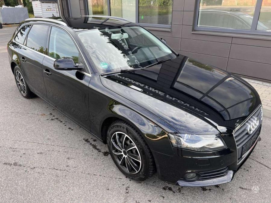 Black Audi A4 2011 in Utena, with an engine capacity of 1.97 L and mileage of 204 thousand km for 5200 €, photo 6 on AUTOMOTO.COM.LV