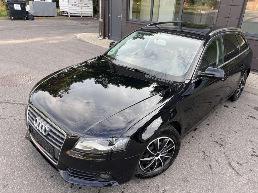 Black Audi A4 2011 in Utena, with an engine capacity of 1.97 L and mileage of 204 thousand km for 5200 €, photo 14 on AUTOMOTO.COM.LV