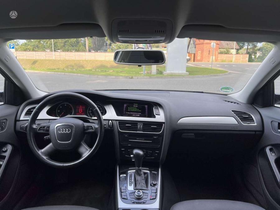 Black Audi A4 2011 in Utena, with an engine capacity of 1.97 L and mileage of 204 thousand km for 5200 €, photo 15 on AUTOMOTO.COM.LV