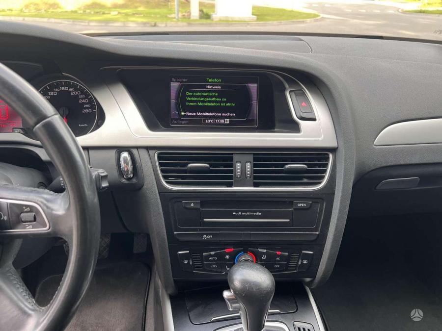 Black Audi A4 2011 in Utena, with an engine capacity of 1.97 L and mileage of 204 thousand km for 5200 €, photo 20 on AUTOMOTO.COM.LV