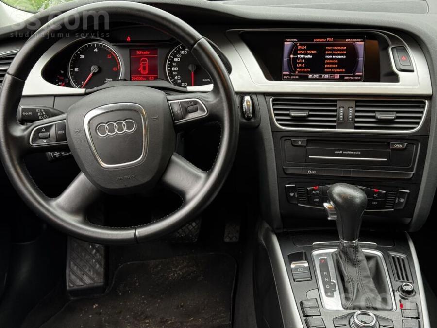 Black Audi A4 2011 in Bauska, with an engine capacity of 2.00 L and mileage of 203 thousand km for 7000 €, photo 5 on AUTOMOTO.COM.LV