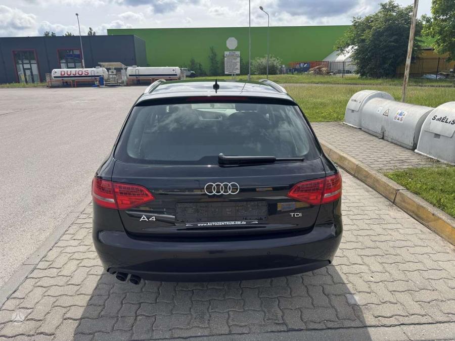 Black Audi A4 2011 in Kaunas, with an engine capacity of 1.97 L and mileage of 283 thousand km for 5650 €, photo 5 on AUTOMOTO.COM.LV