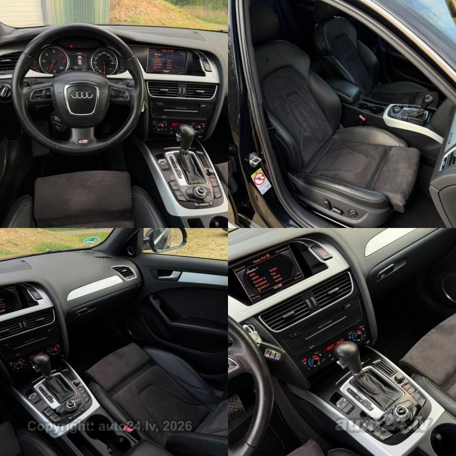 Black Audi A4 2011 in Viljandi, with an engine capacity of 3.00 L and mileage of 297 thousand km for 7790 €, photo 11 on AUTOMOTO.COM.LV