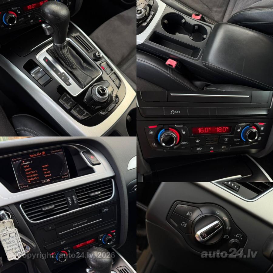 Black Audi A4 2011 in Viljandi, with an engine capacity of 3.00 L and mileage of 297 thousand km for 7790 €, photo 16 on AUTOMOTO.COM.LV