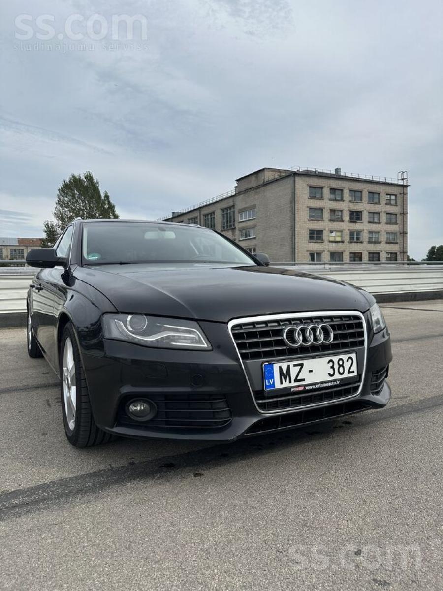 Black Audi A4 2011 in Riga, with an engine capacity of 2.00 L and mileage of 340 thousand km for 5100 €, photo 1 on AUTOMOTO.COM.LV