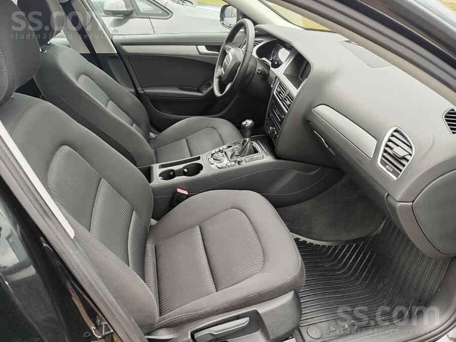 Black Audi A4 2011 in Riga, with an engine capacity of 2.00 L and mileage of 198 thousand km for 6450 €, photo 5 on AUTOMOTO.COM.LV