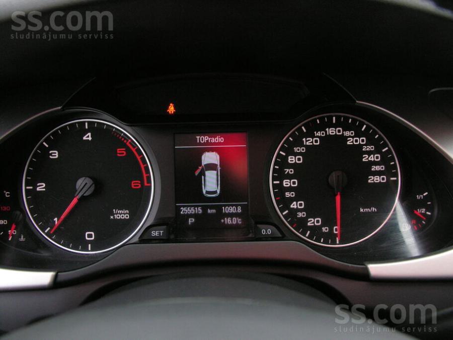 Black Audi A4 2011 in Riga, with an engine capacity of 2.00 L and mileage of 0 thousand km for 6400 €, photo 7 on AUTOMOTO.COM.LV