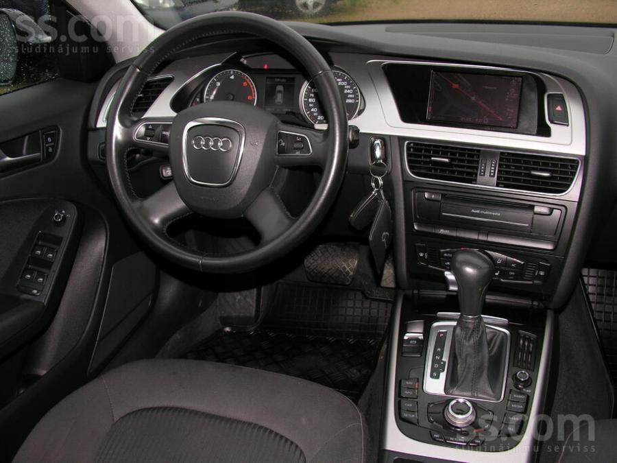 Black Audi A4 2011 in Riga, with an engine capacity of 2.00 L and mileage of 0 thousand km for 6400 €, photo 9 on AUTOMOTO.COM.LV
