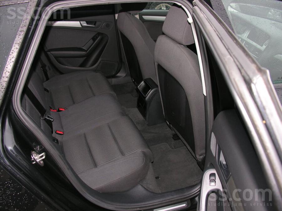 Black Audi A4 2011 in Riga, with an engine capacity of 2.00 L and mileage of 0 thousand km for 6400 €, photo 12 on AUTOMOTO.COM.LV