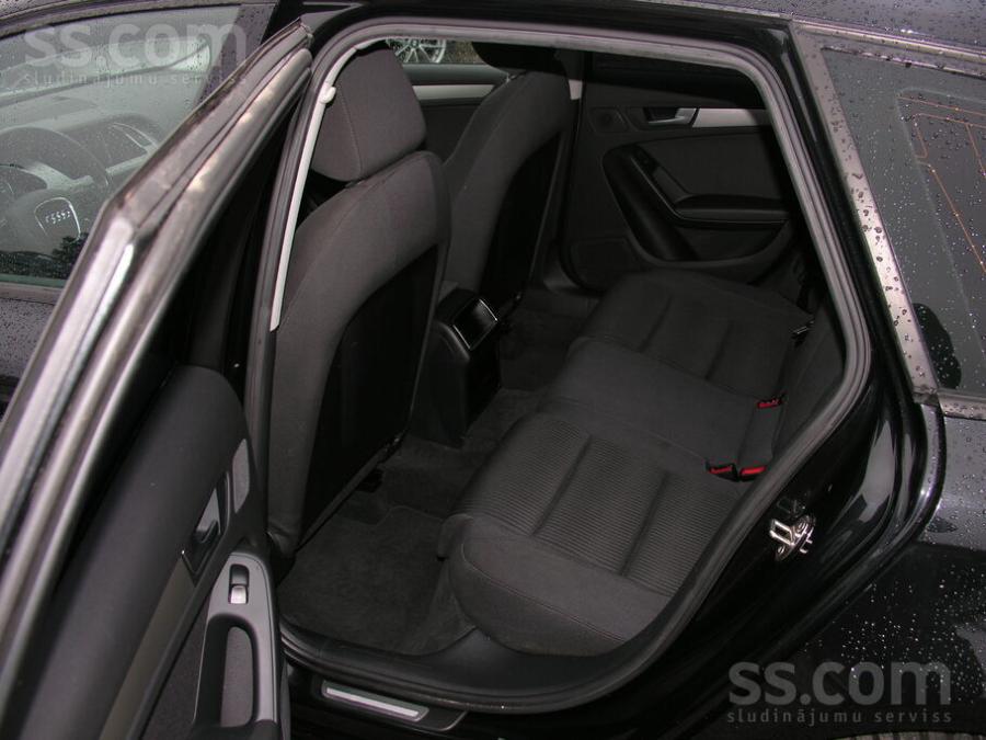 Black Audi A4 2011 in Riga, with an engine capacity of 2.00 L and mileage of 0 thousand km for 6400 €, photo 13 on AUTOMOTO.COM.LV