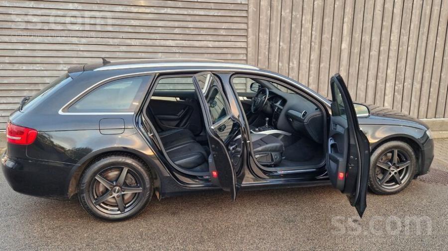 Black Audi A4 2011 in Jelgava, with an engine capacity of 2.00 L and mileage of 371 thousand km for 5950 €, photo 12 on AUTOMOTO.COM.LV