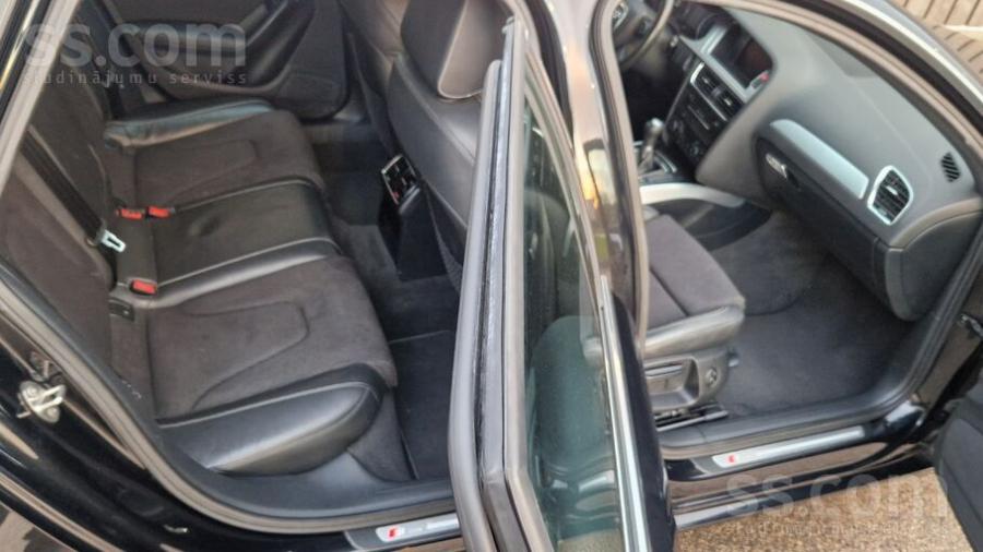 Black Audi A4 2011 in Jelgava, with an engine capacity of 2.00 L and mileage of 371 thousand km for 5950 €, photo 15 on AUTOMOTO.COM.LV