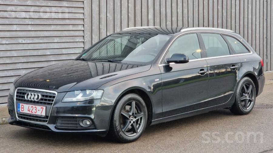 Black Audi A4 2011 in Jelgava, with an engine capacity of 2.00 L and mileage of 371 thousand km for 5950 €, photo 18 on AUTOMOTO.COM.LV