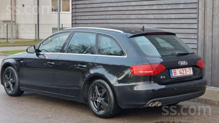 Black Audi A4 2011 in Jelgava, with an engine capacity of 2.00 L and mileage of 371 thousand km for 5950 €, photo 22 on AUTOMOTO.COM.LV