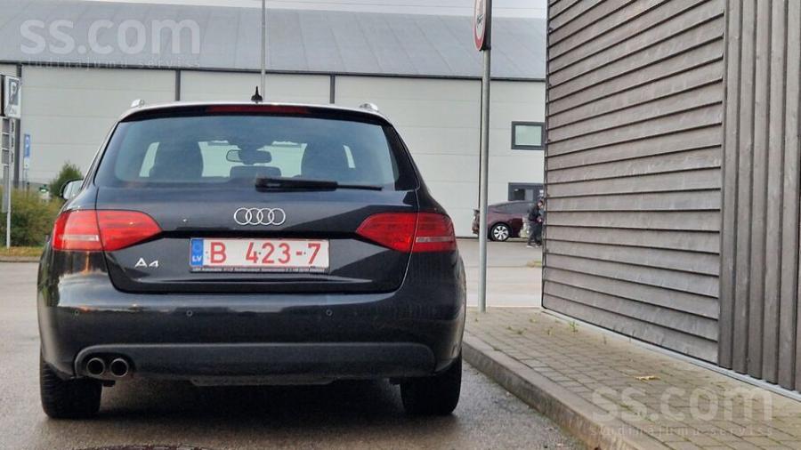 Black Audi A4 2011 in Jelgava, with an engine capacity of 2.00 L and mileage of 371 thousand km for 5950 €, photo 25 on AUTOMOTO.COM.LV