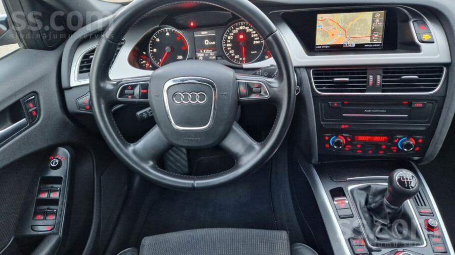 Black Audi A4 2011 in Jelgava, with an engine capacity of 2.00 L and mileage of 371 thousand km for 5950 €, photo 30 on AUTOMOTO.COM.LV