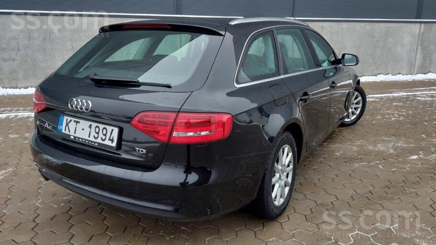 Black Audi A4 2012 in Riga, with an engine capacity of 2.00 L and mileage of 0 thousand km for 4950 €, photo 9 on AUTOMOTO.COM.LV