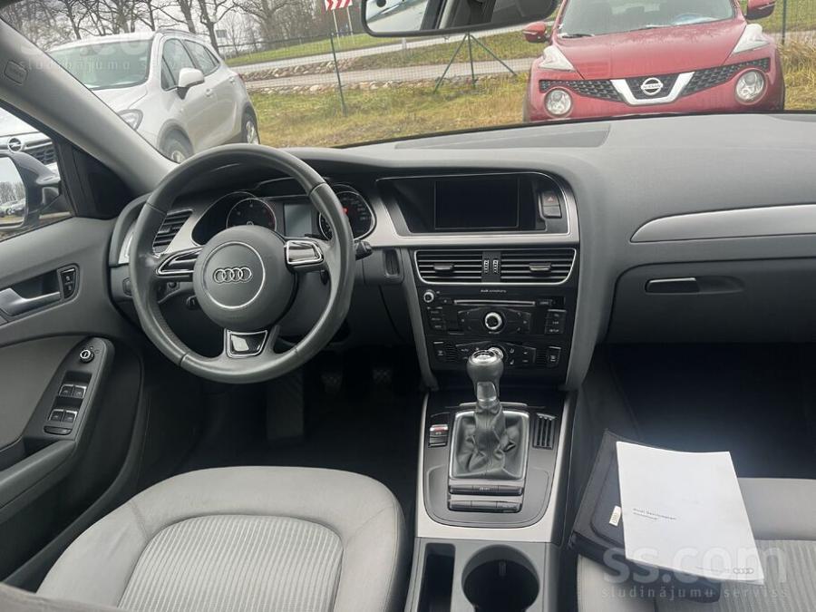 Black Audi A4 2012 in Valmiera, with an engine capacity of 2.00 L and mileage of 0 thousand km for 8300 €, photo 6 on AUTOMOTO.COM.LV