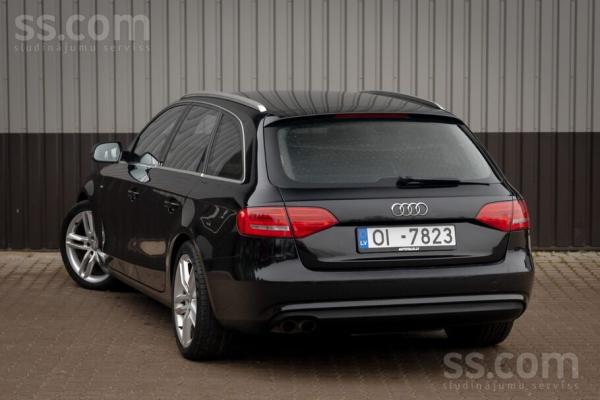 Black Audi A4 2012 in Talsi, with an engine capacity of 2.00 L and mileage of 275 thousand km for 9490 €, photo 4 on AUTOMOTO.COM.LV