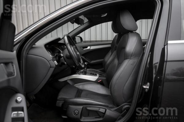 Black Audi A4 2012 in Talsi, with an engine capacity of 2.00 L and mileage of 275 thousand km for 9490 €, photo 9 on AUTOMOTO.COM.LV
