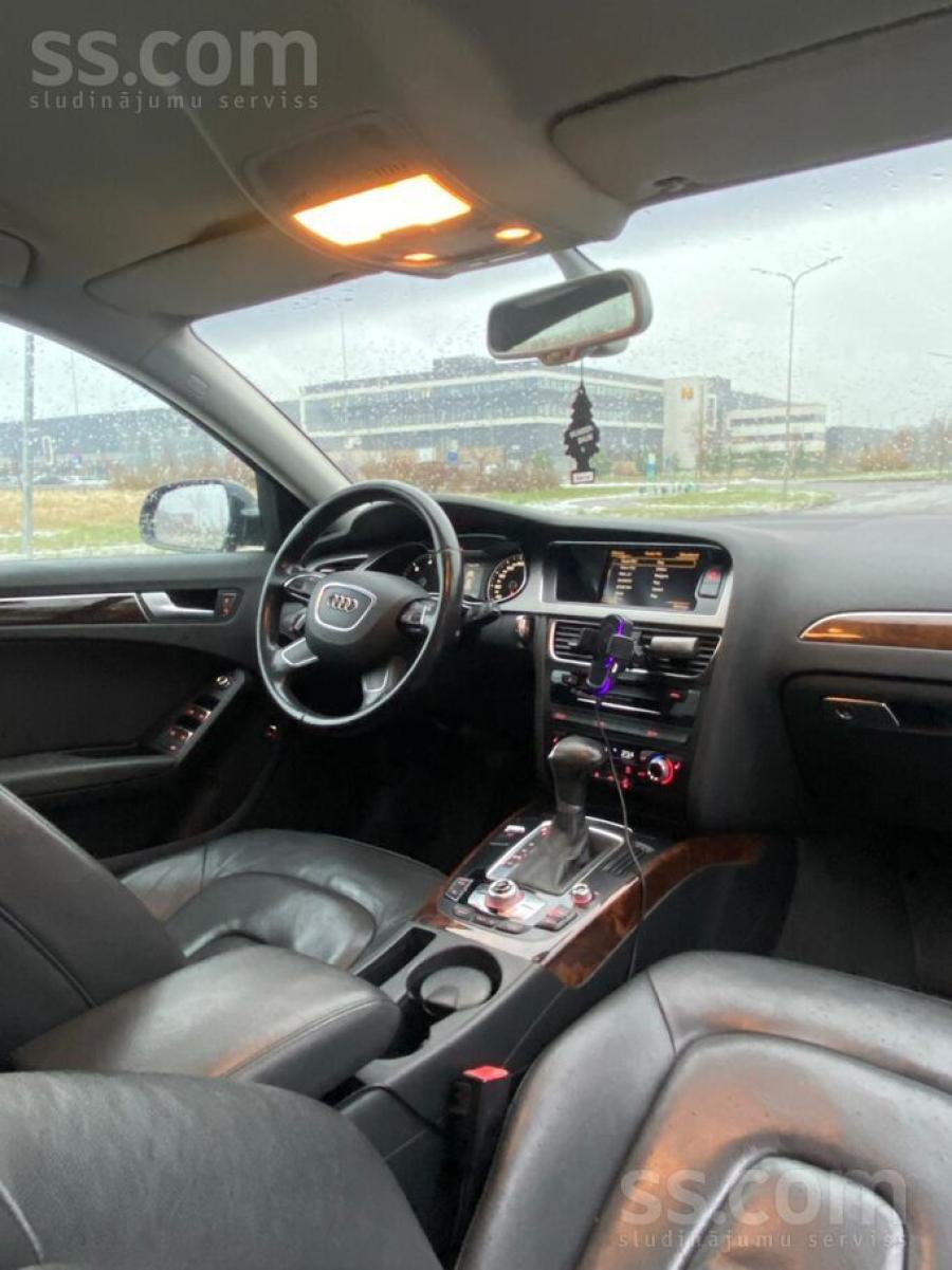 Melns Audi A4 2012 Rīga, ar dzinēja tilpumu 2.00 L un nobraukumu 281 tūkst. km par 7800 €, foto 5 vietnē AUTOMOTO.COM.LV