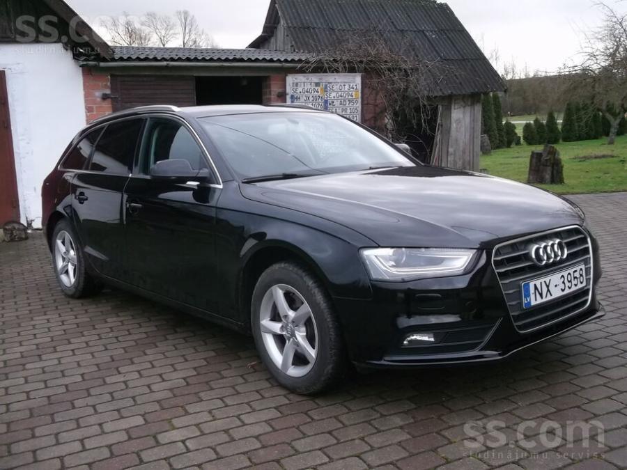 Black Audi A4 2012 in Bauska, with an engine capacity of 2.00 L and mileage of 327 thousand km for 6290 €, photo 4 on AUTOMOTO.COM.LV