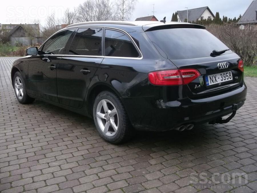 Black Audi A4 2012 in Bauska, with an engine capacity of 2.00 L and mileage of 327 thousand km for 6290 €, photo 11 on AUTOMOTO.COM.LV