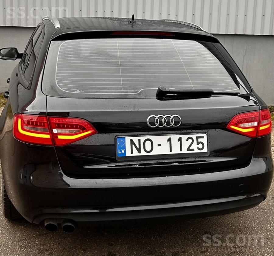 Black Audi A4 2012 in Tukums, with an engine capacity of 2.00 L and mileage of 357 thousand km for 8490 €, photo 4 on AUTOMOTO.COM.LV