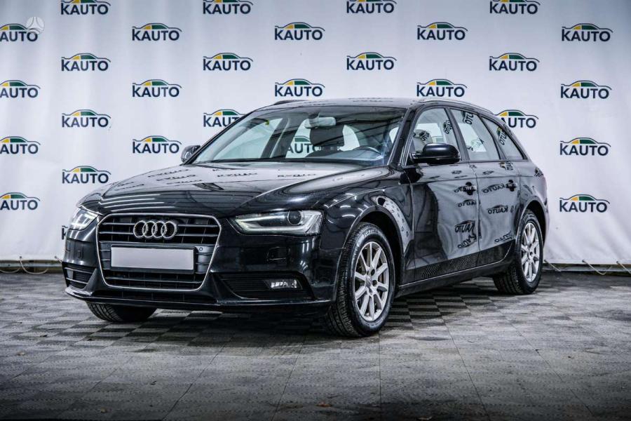 Black Audi A4 2012 in Kaunas, with an engine capacity of 2.00 L and mileage of 332 thousand km for 7490 €, photo 1 on AUTOMOTO.COM.LV