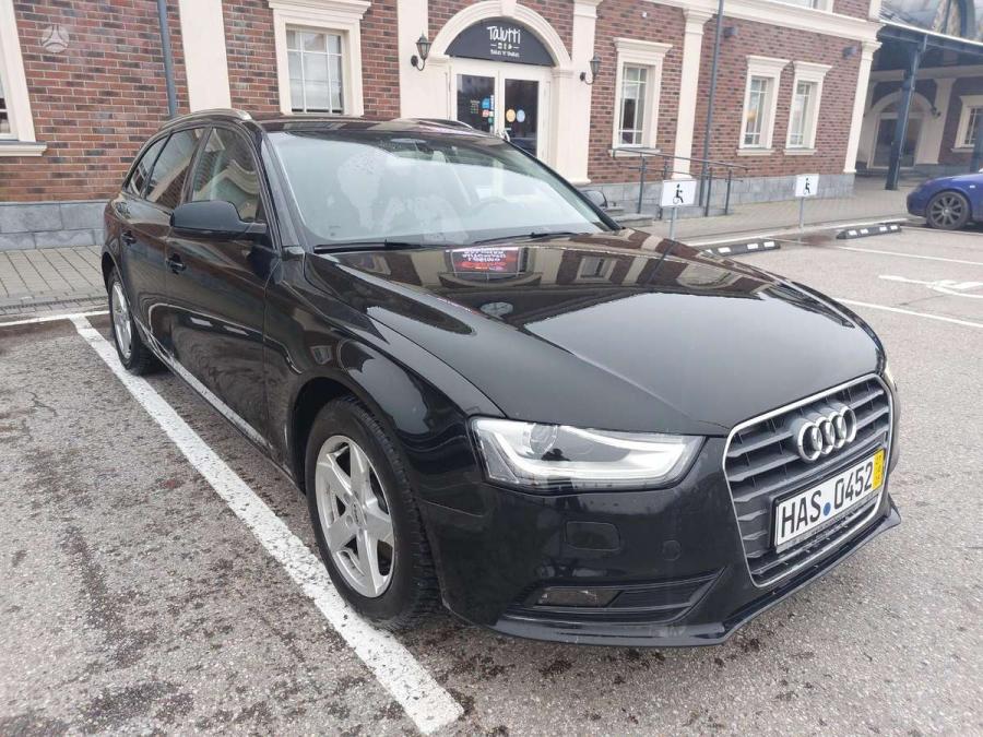 Black Audi A4 2012 in Kaunas, with an engine capacity of 1.97 L and mileage of 242 thousand km for 6790 €, photo 1 on AUTOMOTO.COM.LV