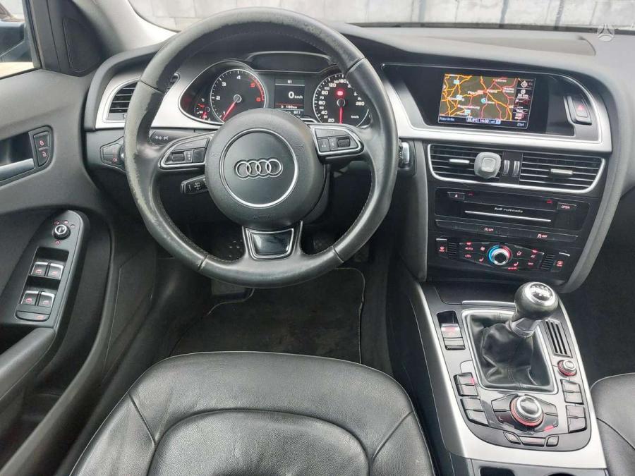 Black Audi A4 2012 in Kaunas, with an engine capacity of 1.97 L and mileage of 242 thousand km for 6790 €, photo 8 on AUTOMOTO.COM.LV