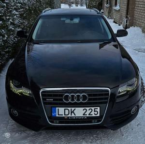 Black Audi A4 2012 in Klaipeda, with an engine capacity of 1.98 L and mileage of 180 thousand km for 7500 €, photo  on AUTOMOTO.COM.LV