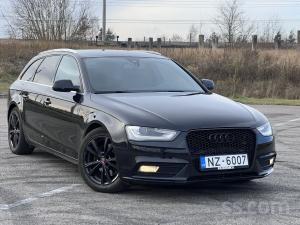 Melns Audi A4 2012 Daugavpils, ar dzinēja tilpumu 2.00 L un nobraukumu 197 tūkst. km par 8700 €, foto  vietnē AUTOMOTO.COM.LV