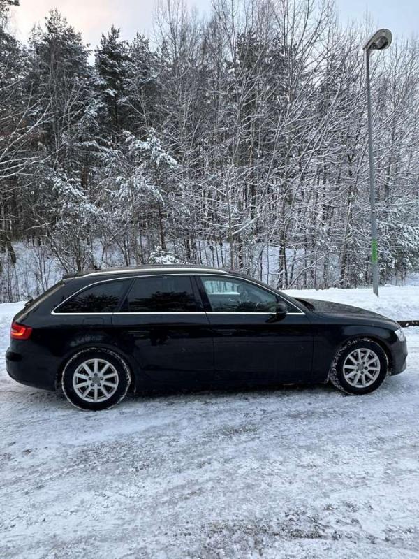 Black Audi A4 2012 in Vilnius, with an engine capacity of 1.97 L and mileage of 401 thousand km for 7200 €, photo 4 on AUTOMOTO.COM.LV