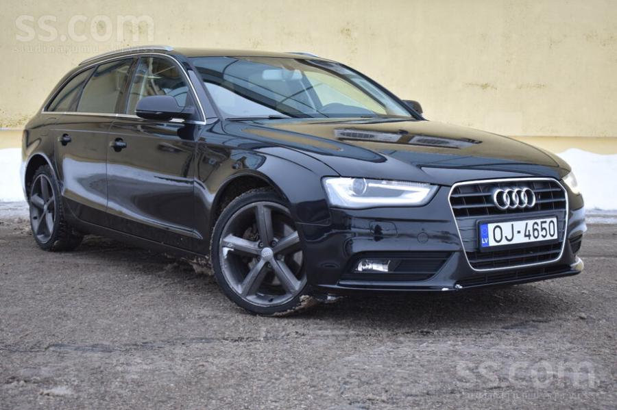 Black Audi A4 2012 in Talsi, with an engine capacity of 1.80 L and mileage of 210 thousand km for 7900 €, photo 1 on AUTOMOTO.COM.LV
